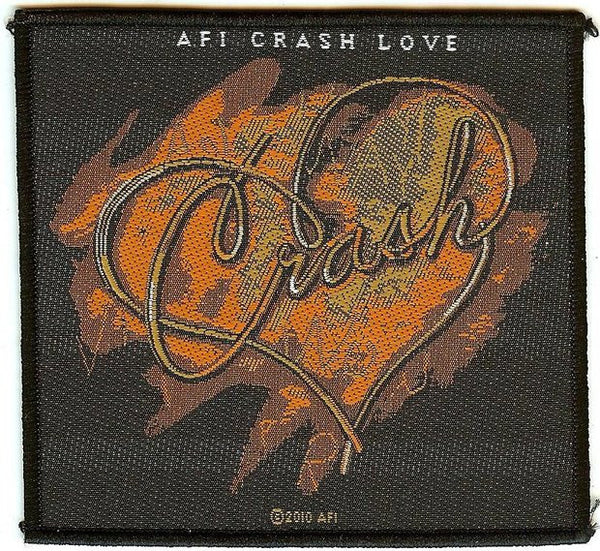 AFI Sew On Patch Crash Love Logo – Rock Band Patches
