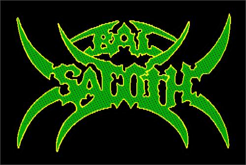 Bal-Sagoth Sew On Patch Green Letters Logo – Rock Band Patches