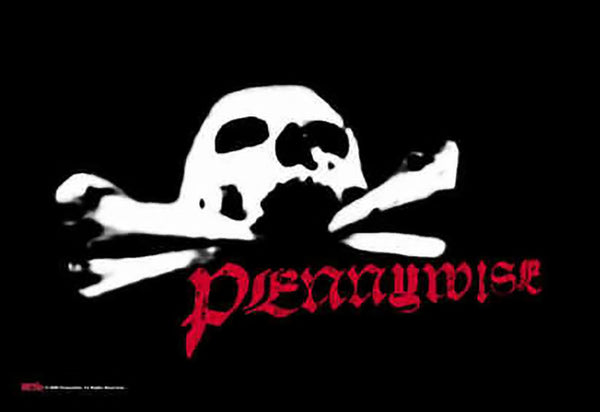 Pennywise Poster Flag Skull Logo Tapestry – Rock Band Patches