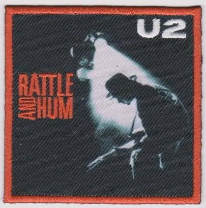 U2 Iron-On Patch Rattle And Hum Logo – Rock Band Patches